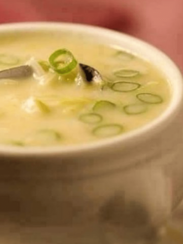 Como fazer sopa de inhame com alho poró - Receitas Maravilhosa