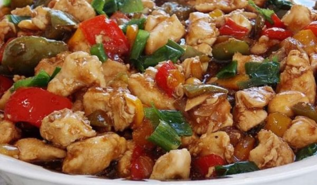 Frango xadrez - Receitas Maravilhosa