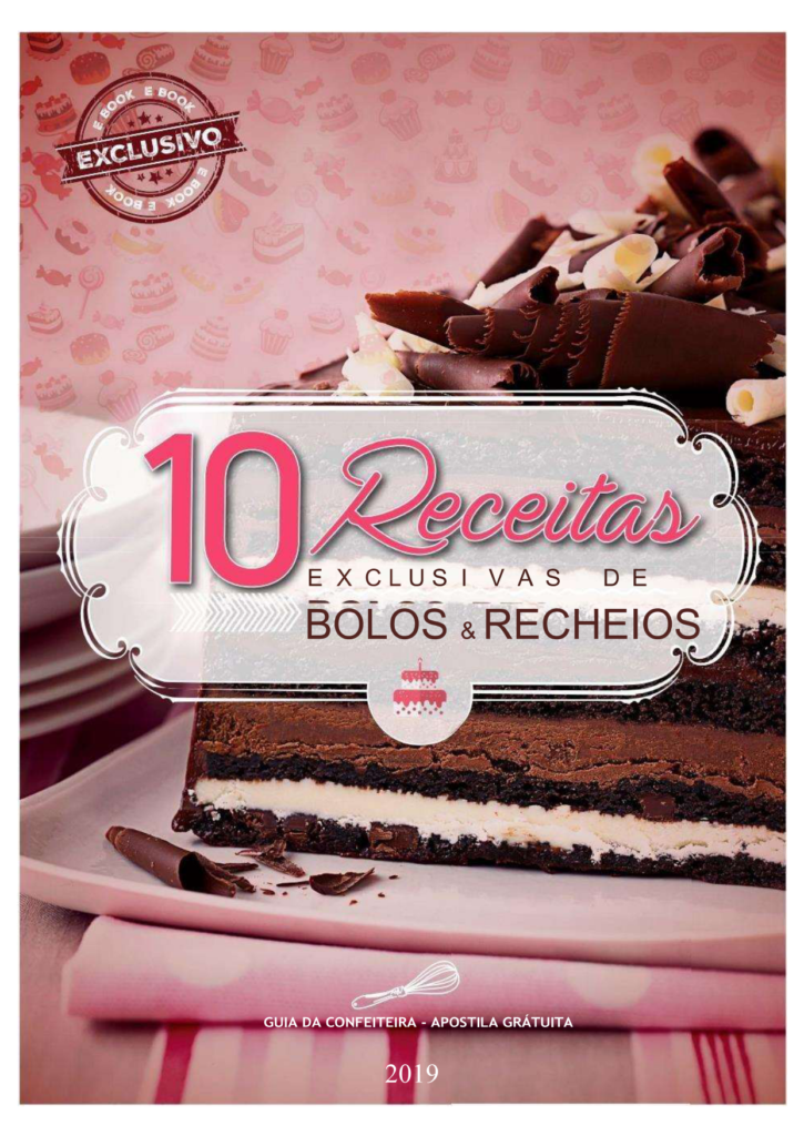 Ebook grátis: 10 receitas de bolos e recheios - Receitas Maravilhosa