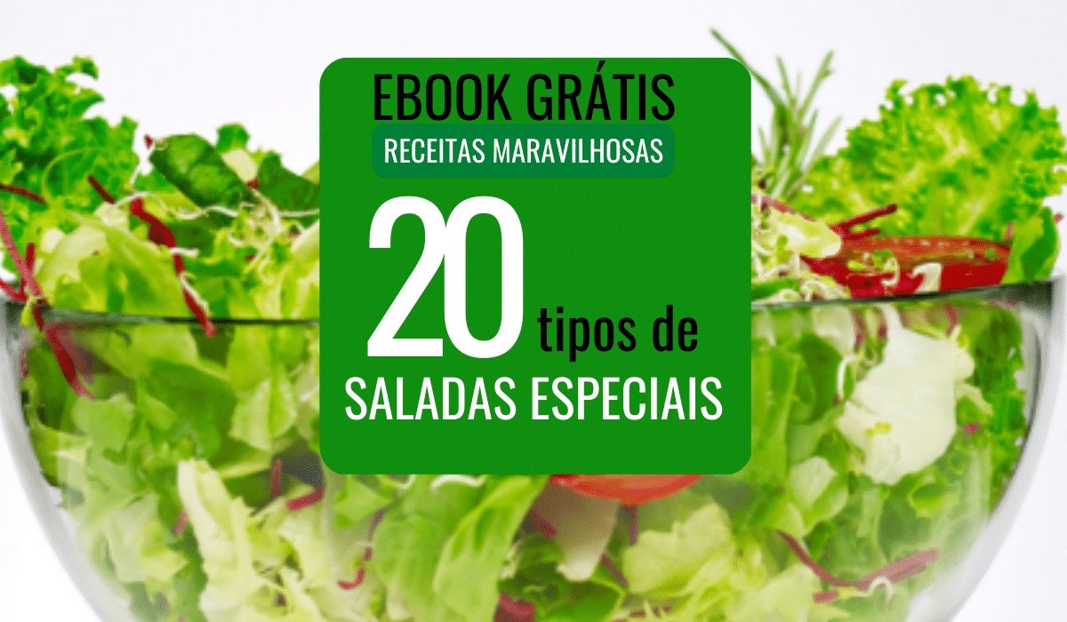 Ebook Grátis: 20 tipos de saladas especiais - Receitas Maravilhosa