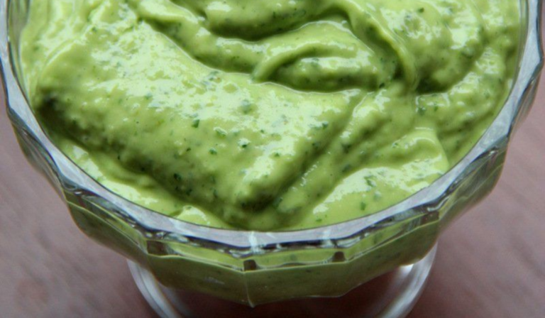 Molho verde vegano - Receitas Maravilhosa